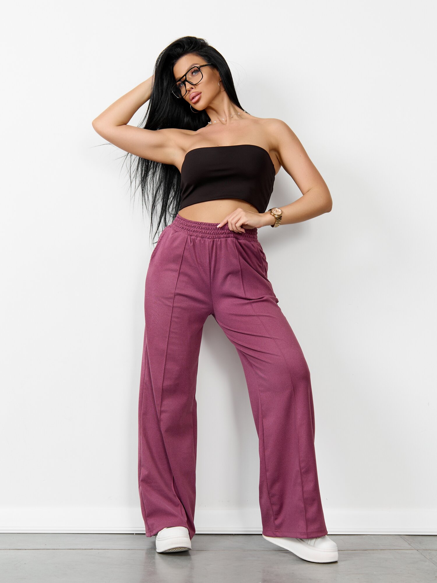 Брюки палаццо