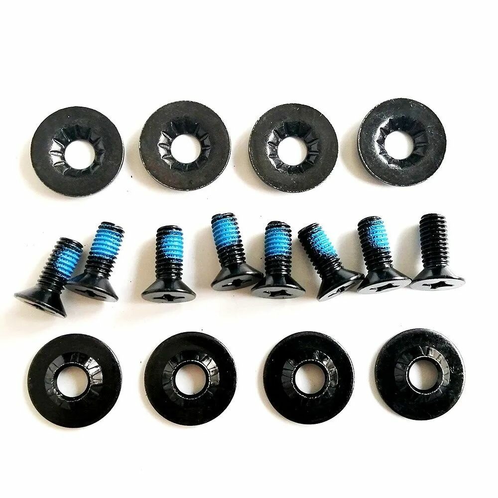 8 комплектов/мешок Набор винтов для креплений сноуборда Подходит для большинства креплений Лыжная пластина