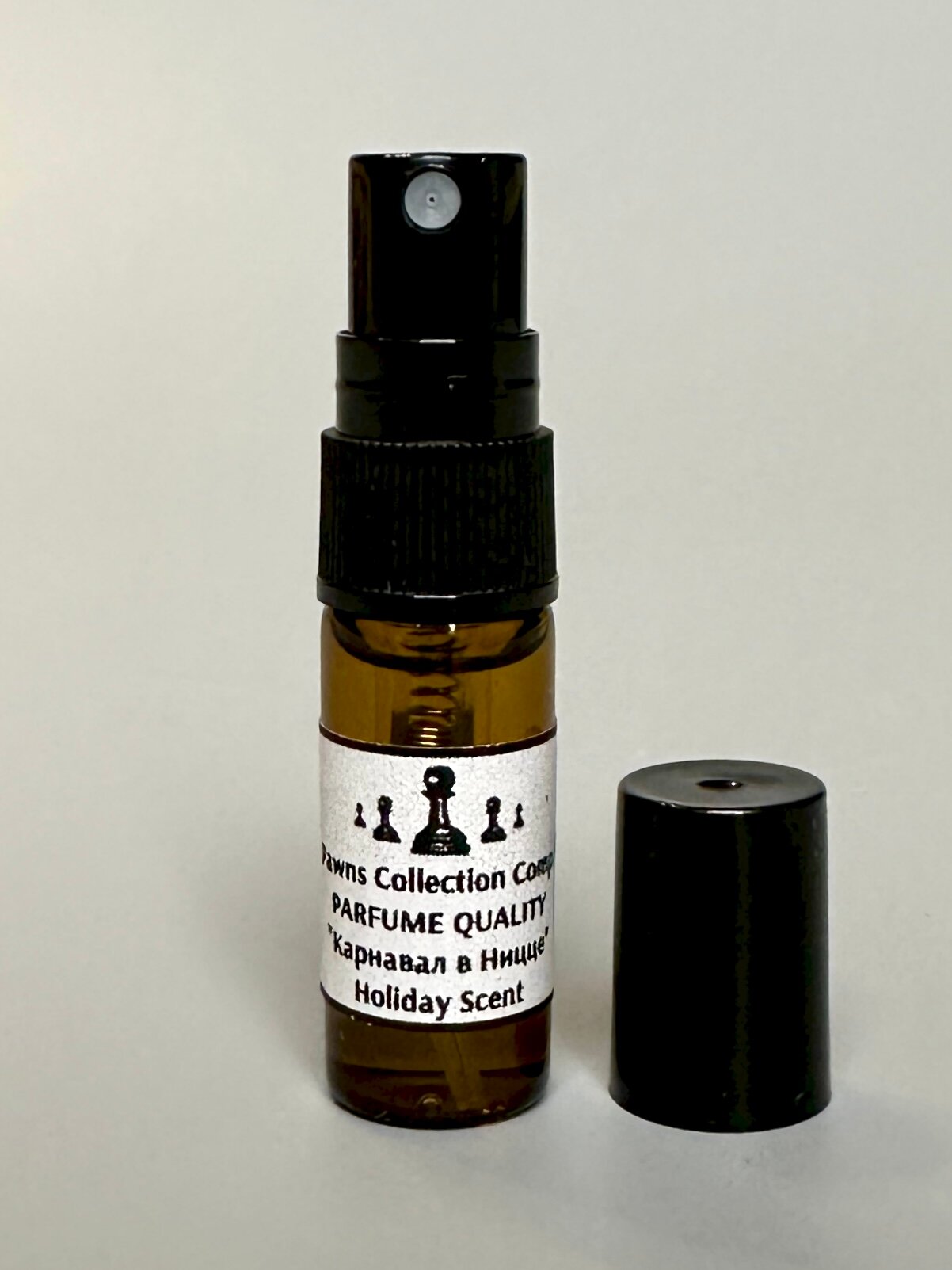 Духи Pawns Collection карманный миниатюрный мужской парфюм QUALITY 3 мл пьянящие ноты бурбона с мёдом и табака