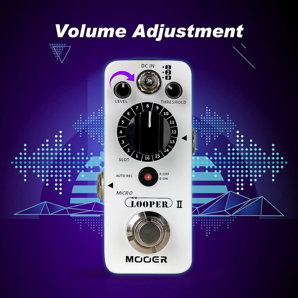 Педаль эффектов Mooer Micro Looper, 48 банков хранения, для каскадного эффекта