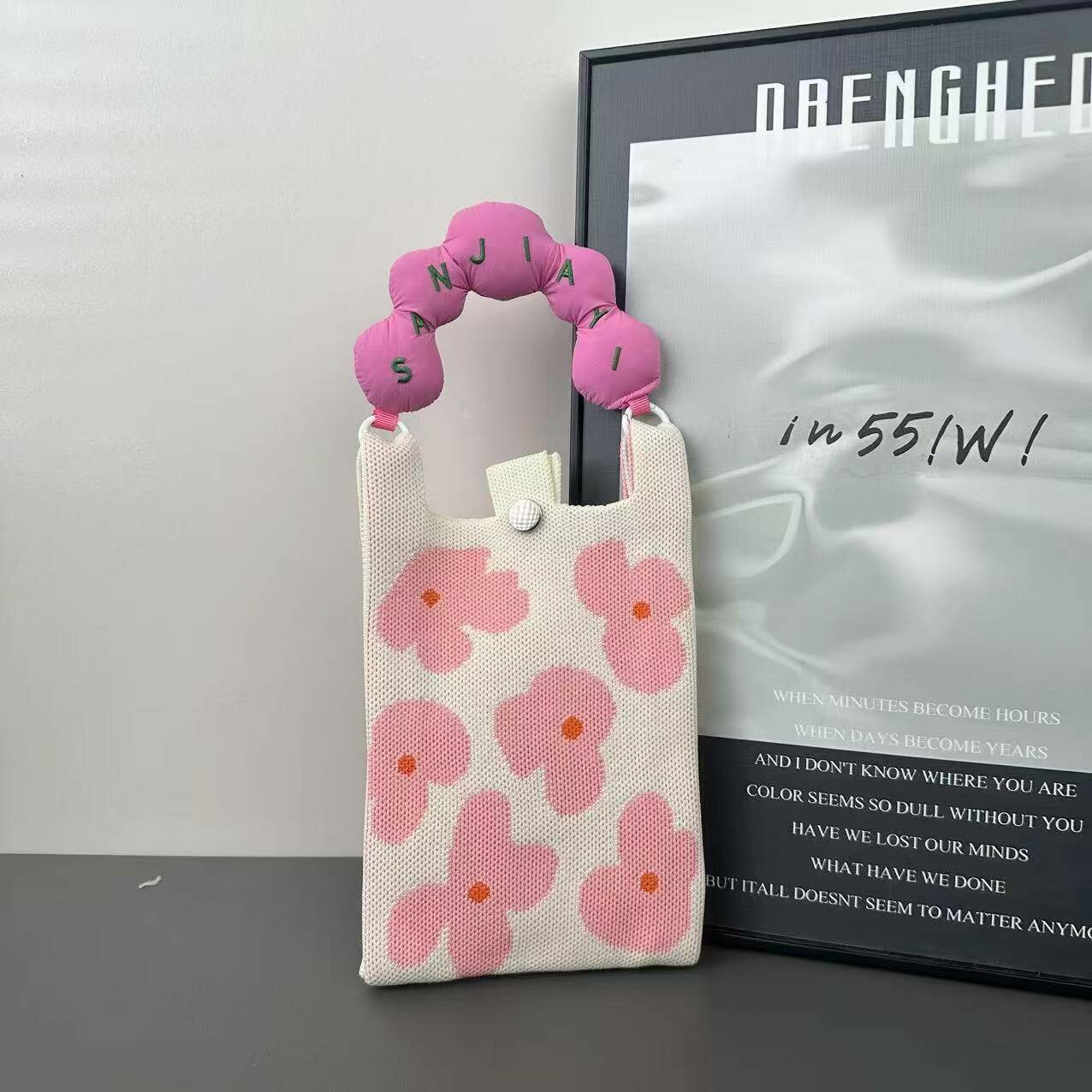 Новая сумка через плечо для женщин, вязаная монетница, модная и универсальная, стильная сумка через плечо для поездок и покупок