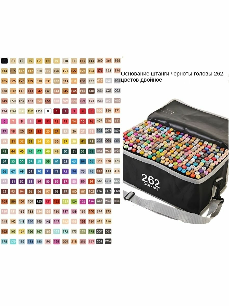 Набор маркеров Масляный, толщина: 1 мм, 262 шт. для скетчинга, для каллиграфии