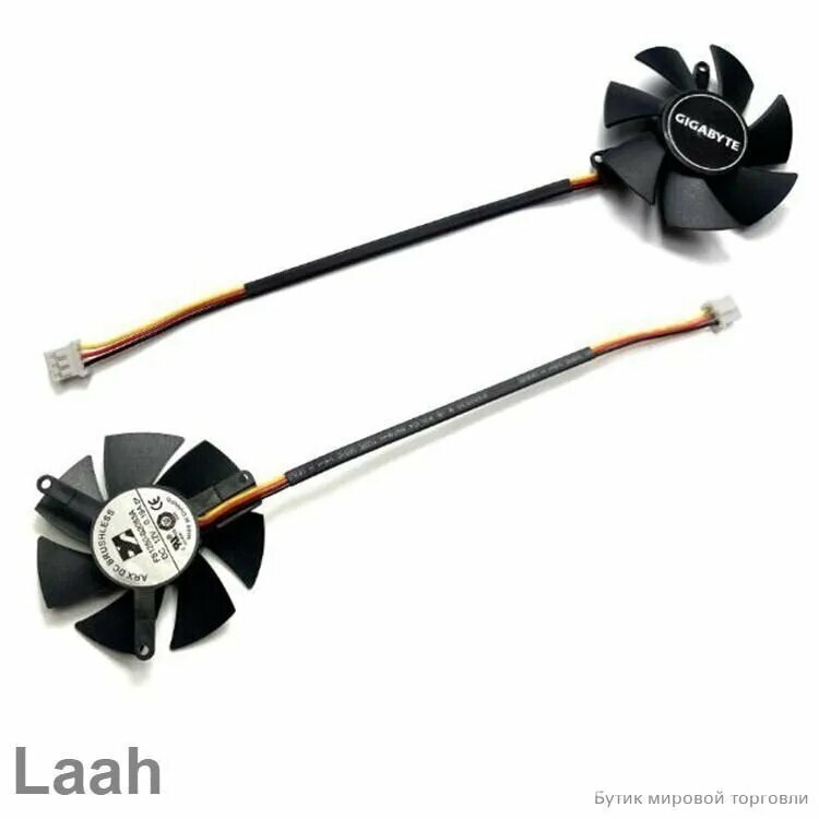 Кулер для Gigabyte GTX 1050 Ti / 1050 / 1030 Замена кулера видеокарты