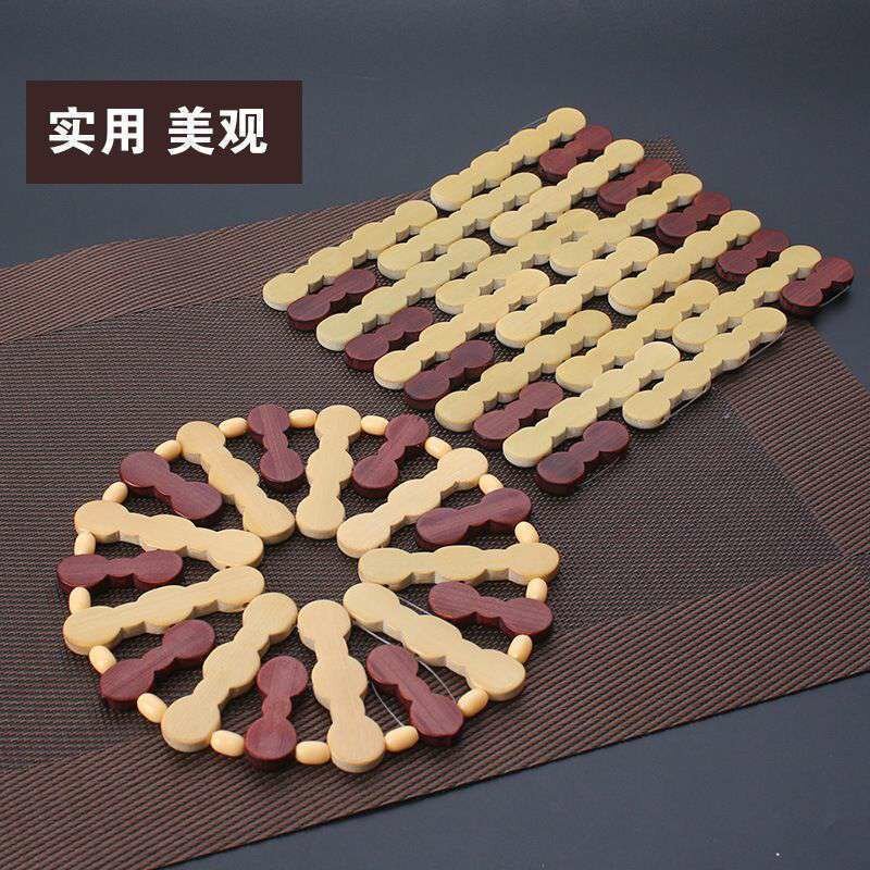 1/8 упаковка подставки под тарелки, подставки для посуды, термоизоляционные подставки, подставки для обеденного стола, подставки под горшки, бамбуковые подставки, домашние обеденные подставки, подставки для мисок