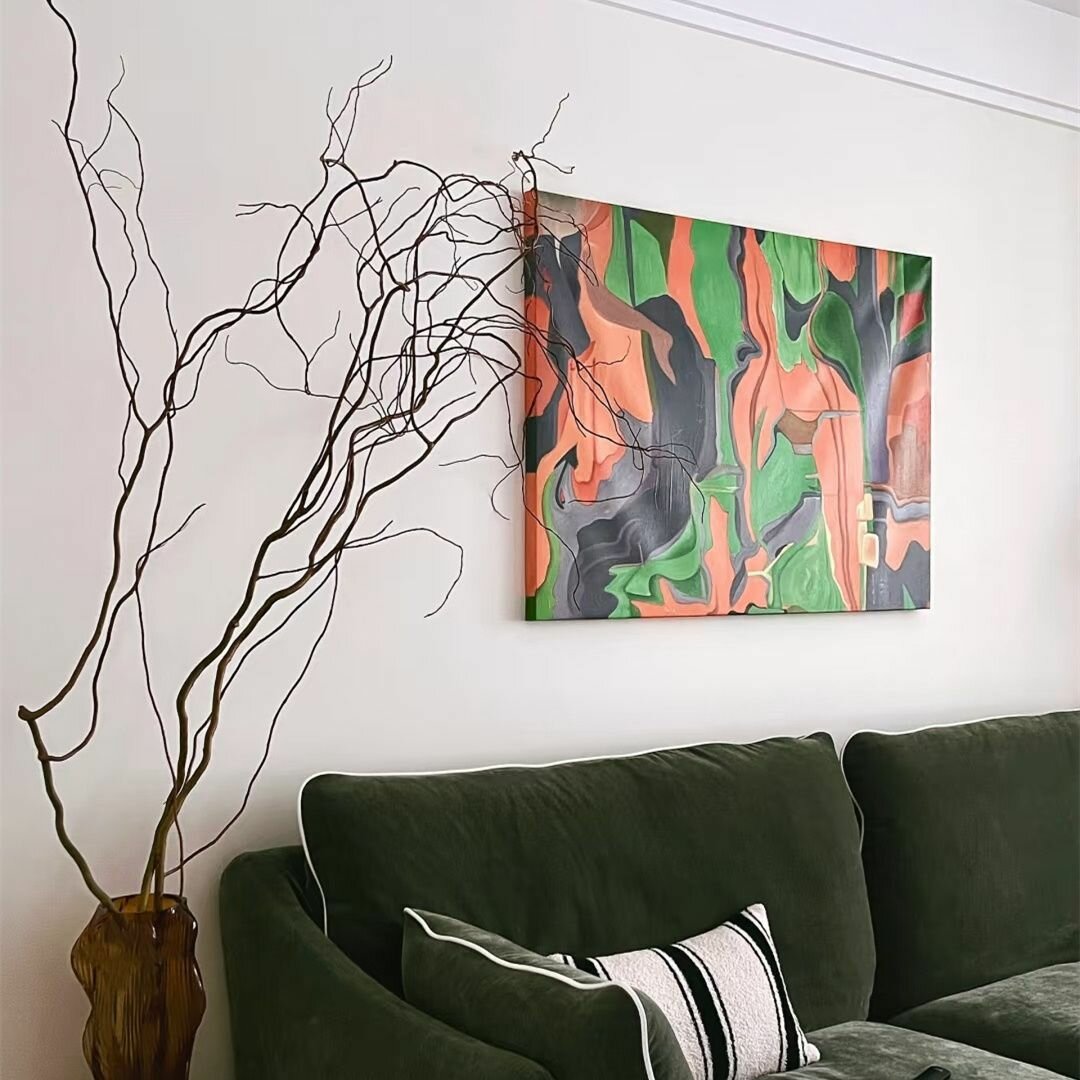 Сушеная ветка золотого дракона, ива в стиле Ins, сушеный цветок, напольное украшение в стиле ваби-саби, ретро, натуральный орнамент, красивая форма, настольный японский стиль