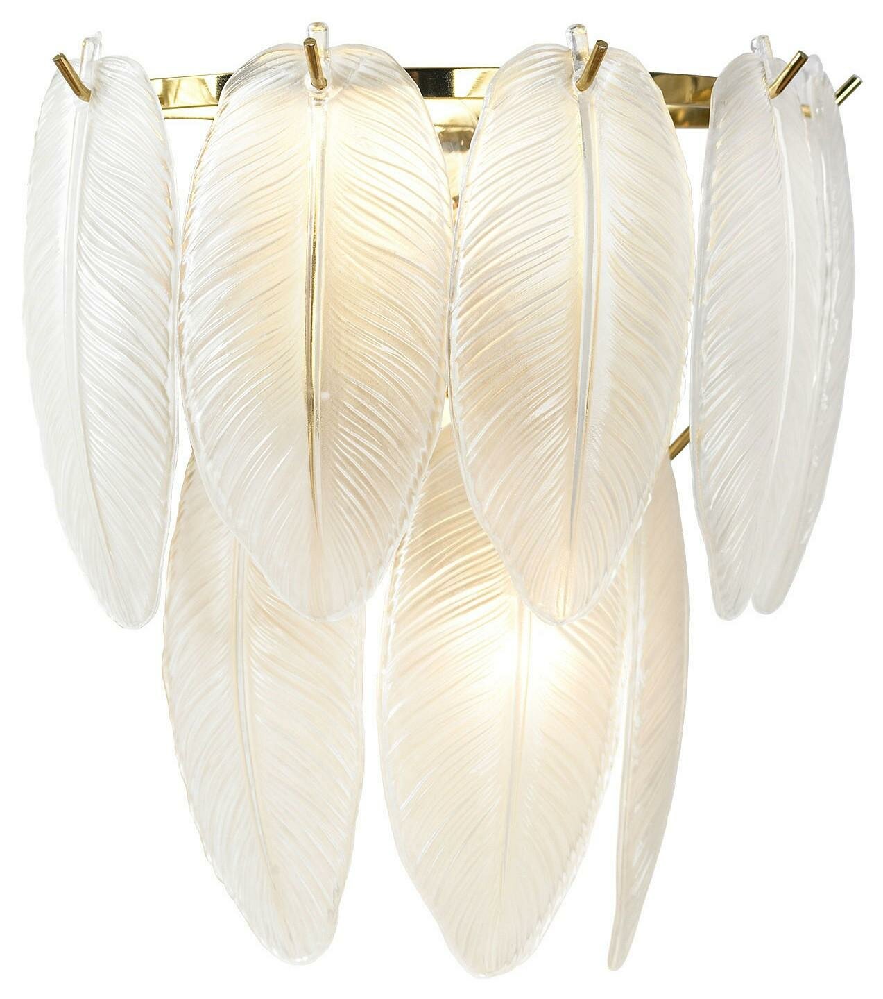 Бра Lussole Hesperia LSP-8837 цвет золото На монтажной пластине Флористика