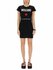 Платье MOSCHINO, размер 38, черный