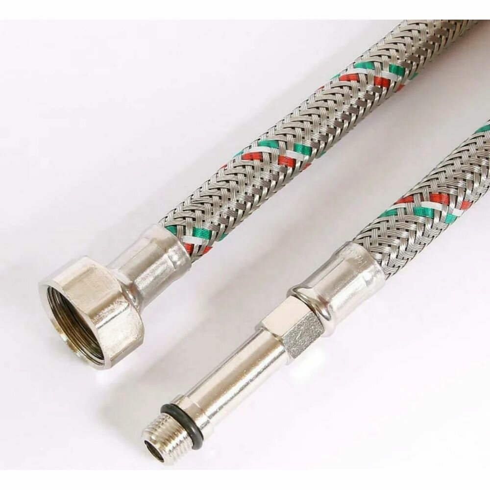 Подводка гибкая (МL10х1-1/2"; 40 см; удл. штуцер; DN 8; оплётка из нерж. стали) Uni-Fitt 503S2804