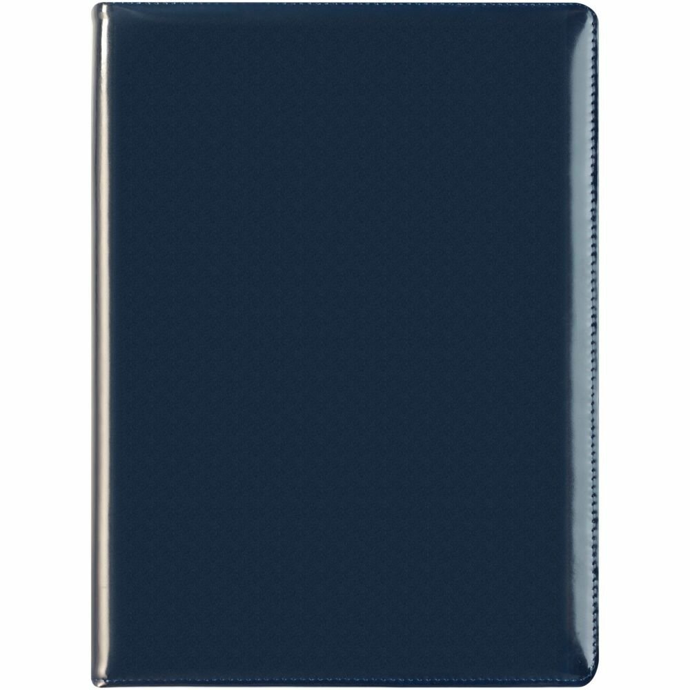 Папка адресная Luxe, синяя, 24х33x2,8 см, натуральная кожа