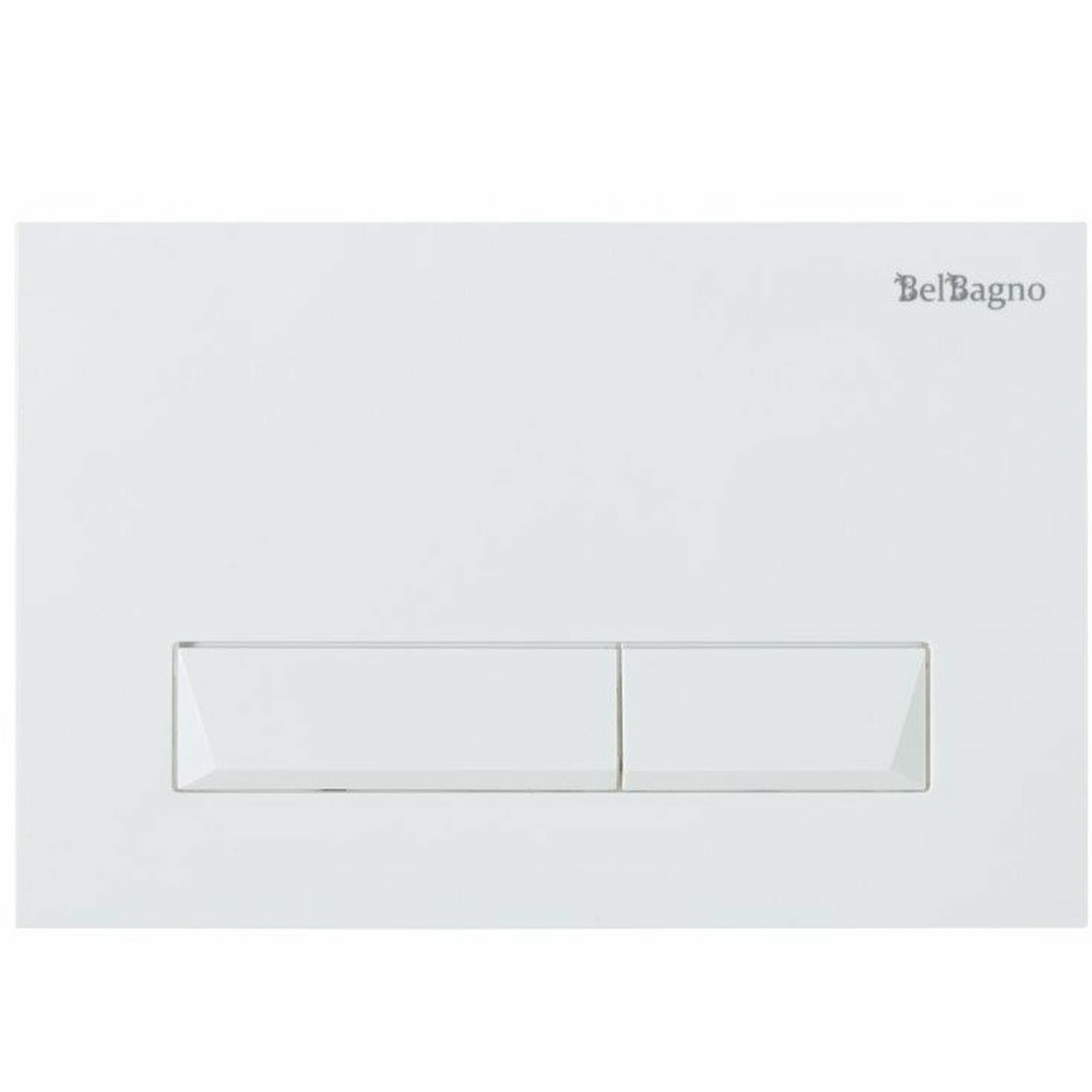 Кнопка смыва BelBagno Marmi BB009-MR-BIANCO, для инсталляции, белый