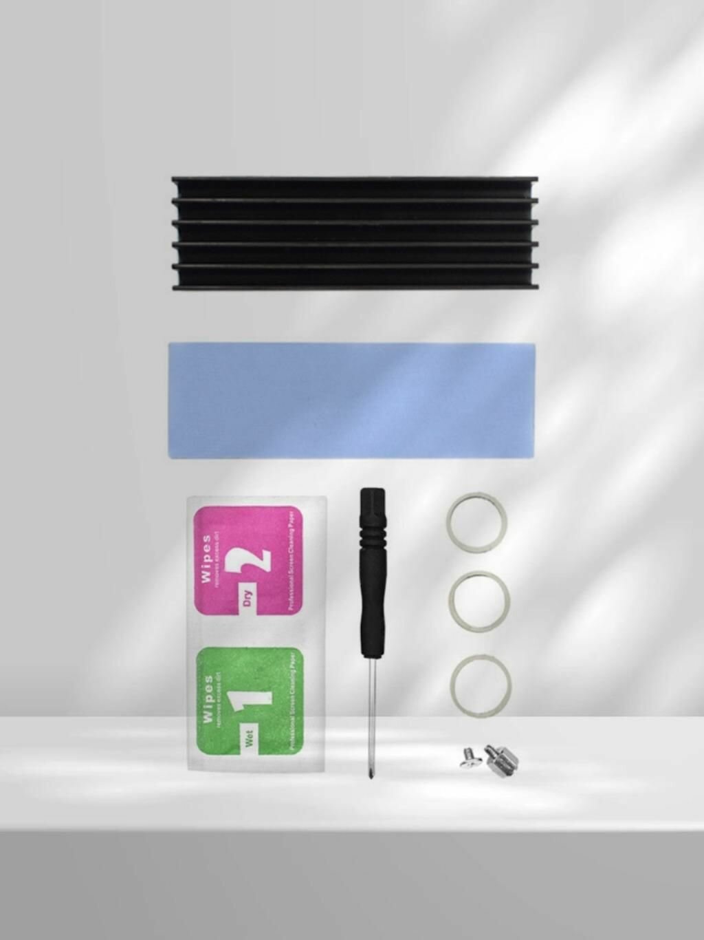 Радиатор для M.2 SSD, Черный