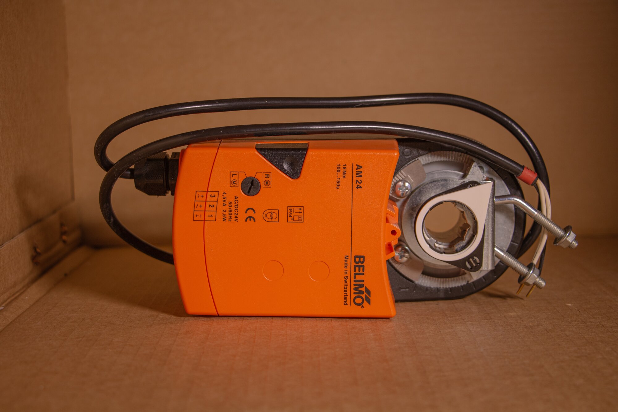 Электропривод BELIMO AM24, для вентиляционных заслонок, оранжевый