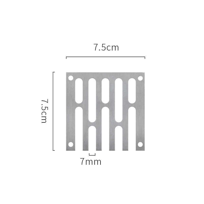 Система дренажа для террасы, боковой дренажный фильтр для балкона, сетка для дренажа в ванной, угловая решетка для блокировки воды на боковой стене