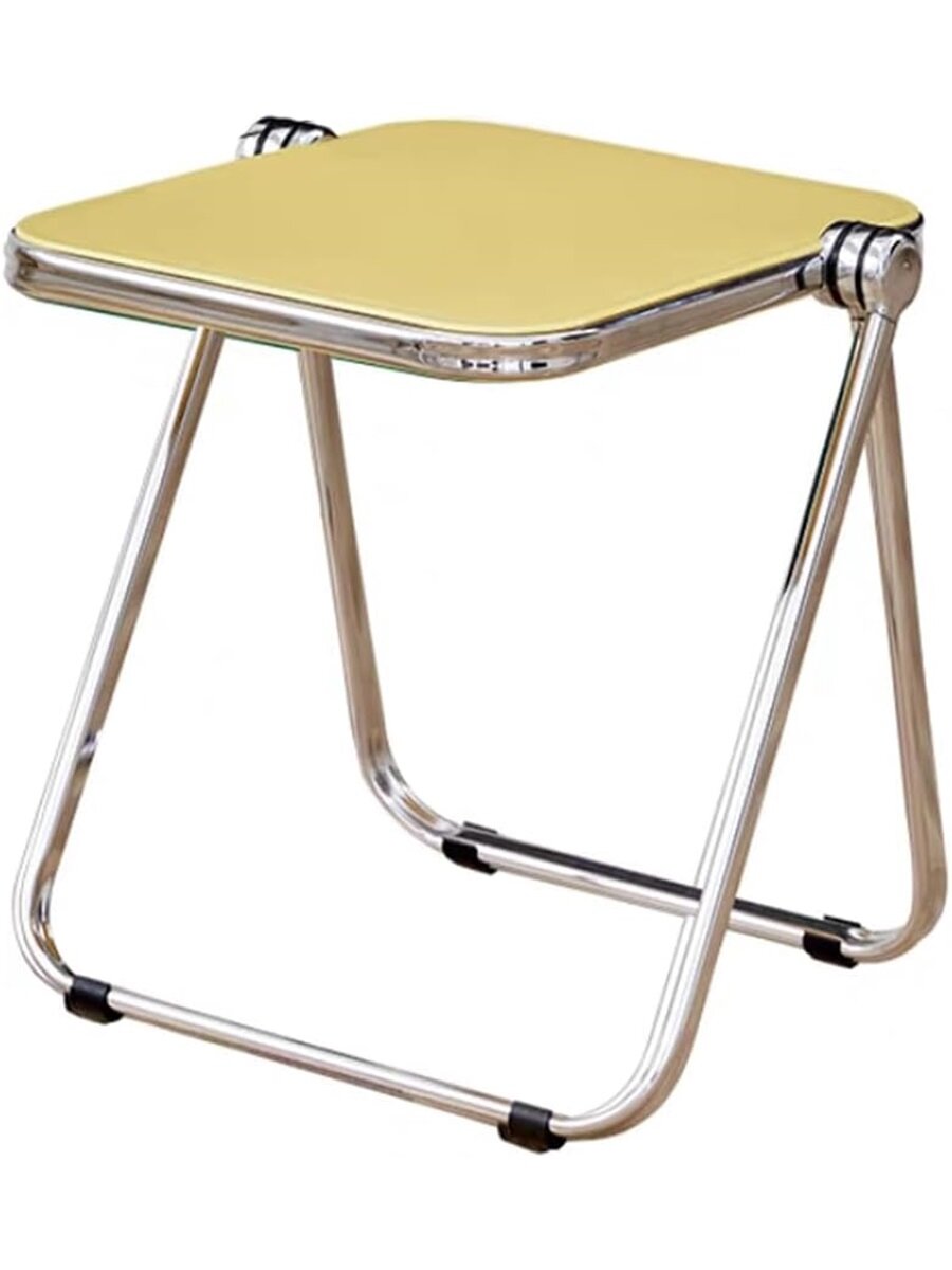 Современные минималистичные стулья, прозрачные табуретки, легкие приставные столики для спален и небольших комнат