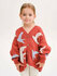Кардиган Loomknits, размер 104, красный, оранжевый
