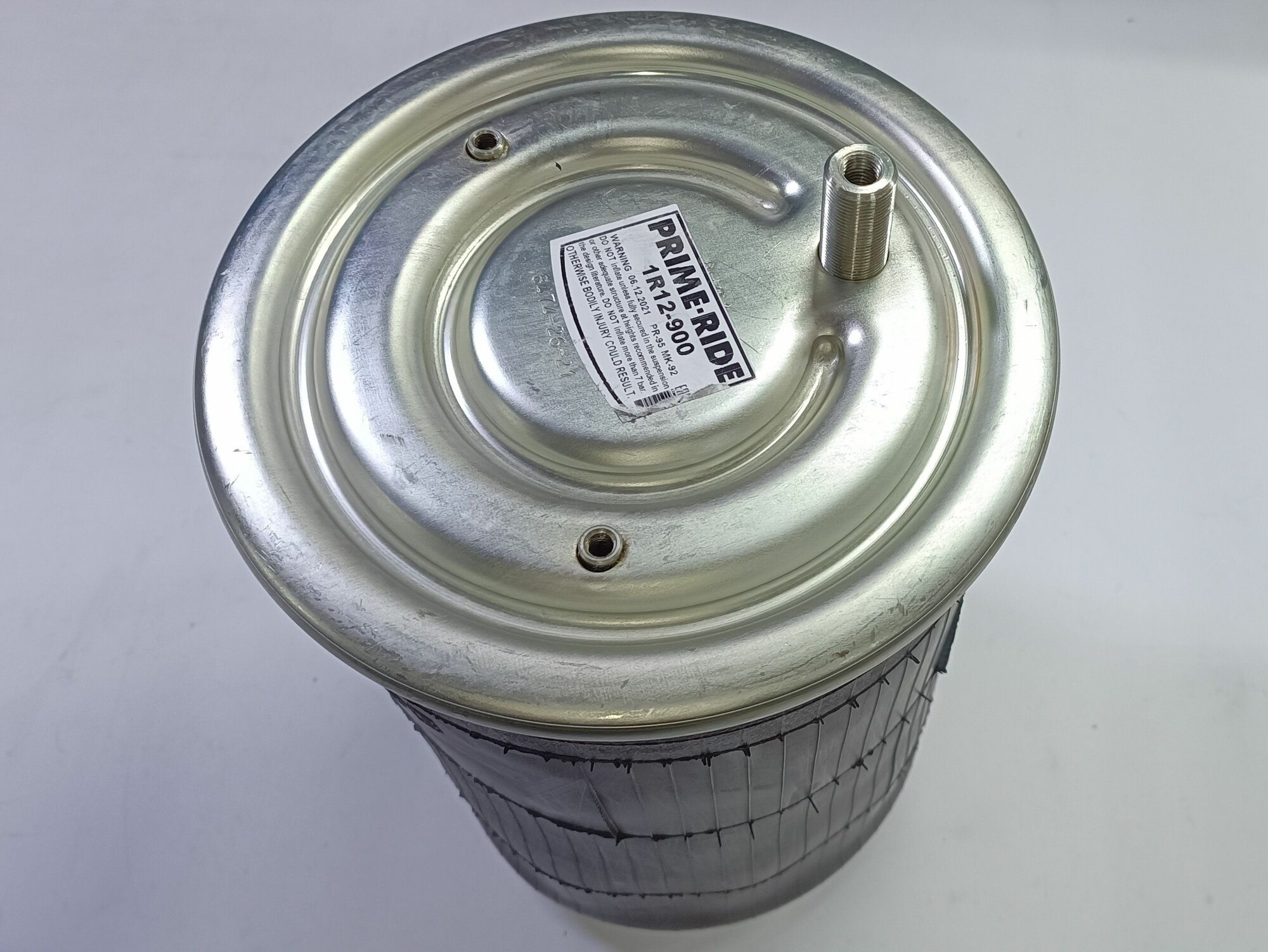 Пневмоподушка со стаканом 2шп M8 смещ 30 1отв шт M12x1.5 M22x1.5 поршень 2отв М12x1.75 Schmitz , арт. 1R12900 PRIME-RIDE