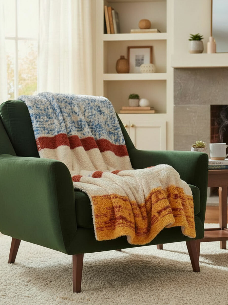 Плед Pappel Nordic, двусторонний, 150 см x 200 см