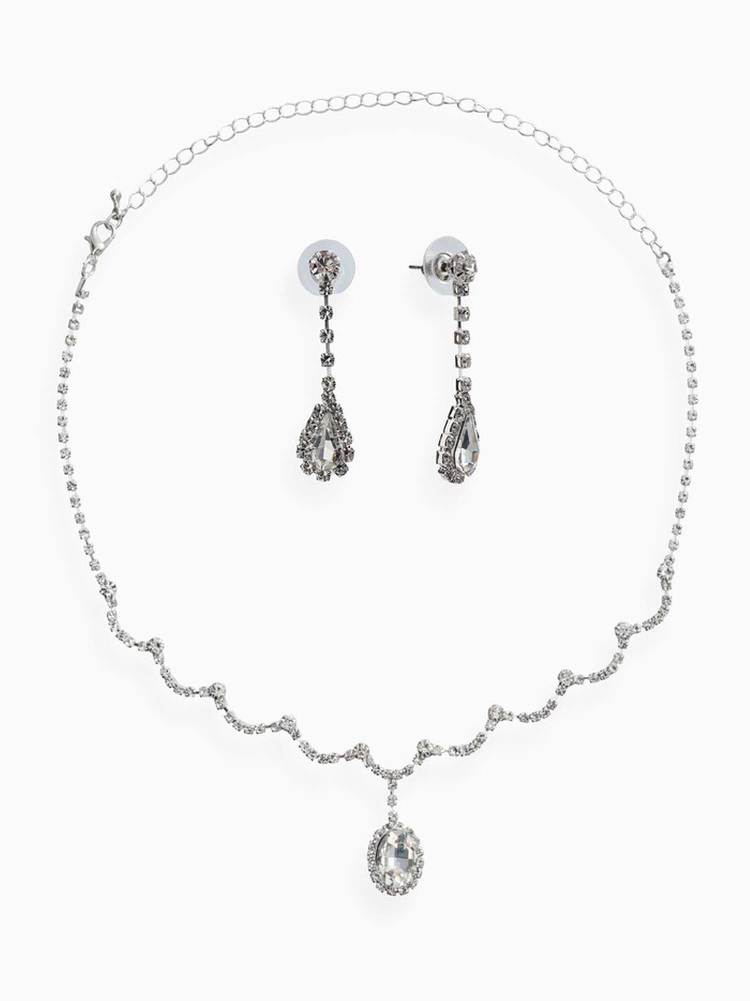 Комплект бижутерии: колье, серьги