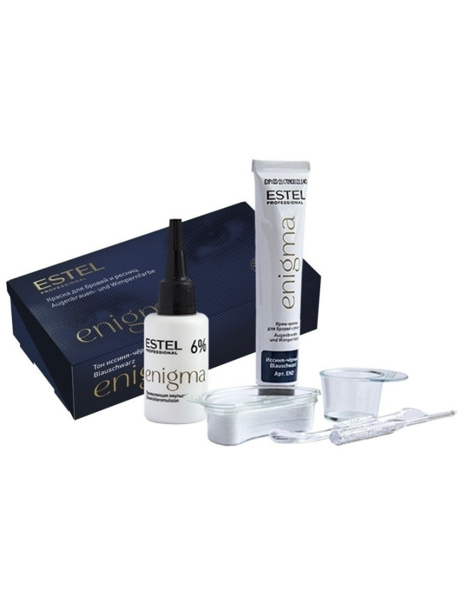 Краска для бровей и ресниц ESTEL Professional ENIGMA тон иссиня-черный