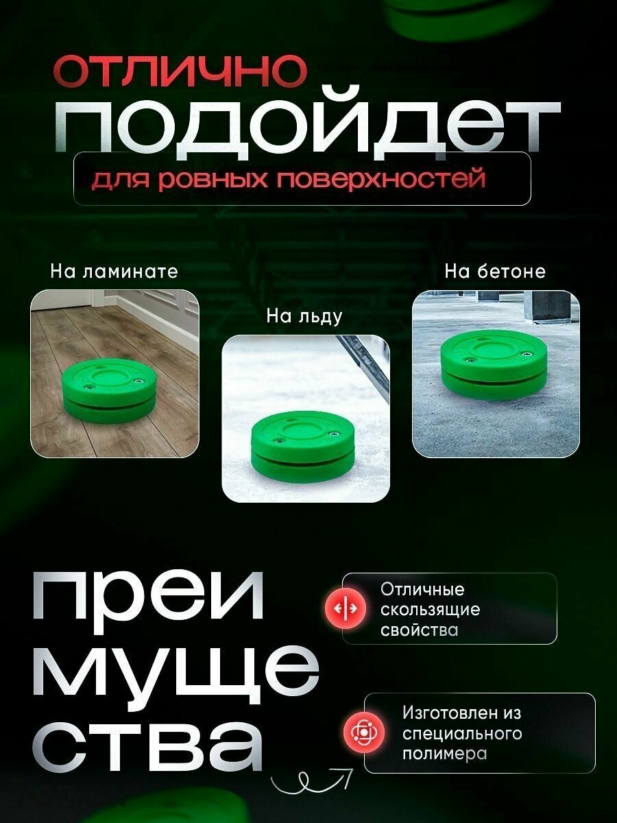 Шайба хоккейная — фото 1