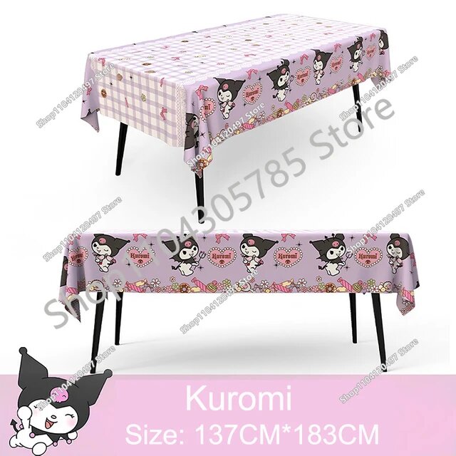 Набор фольгированных воздушных шаров с мультяшными персонажами Sanrio: Куроми, Май Мелоди, Коричная собачка, Hello Kitty. Игрушка для украшения детского дня рождения.