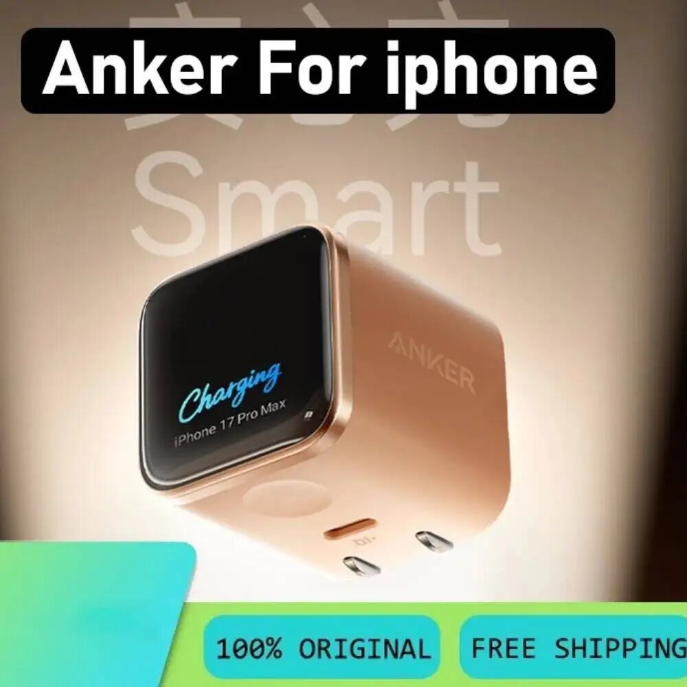 Anker 45 Вт зарядка Orange для iPhone 17 Pro Max