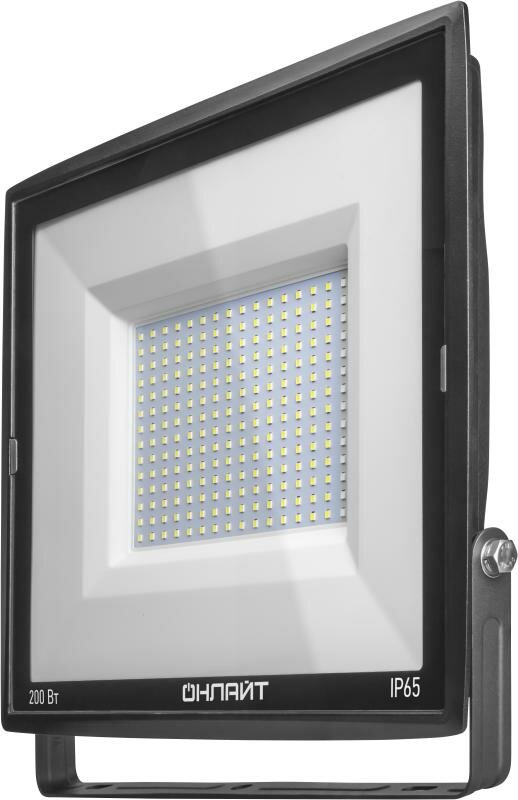 Прожектор светодиодный онлайт OFL-200, 200 Вт, 6500 К, IP65, 18000 лм, черный