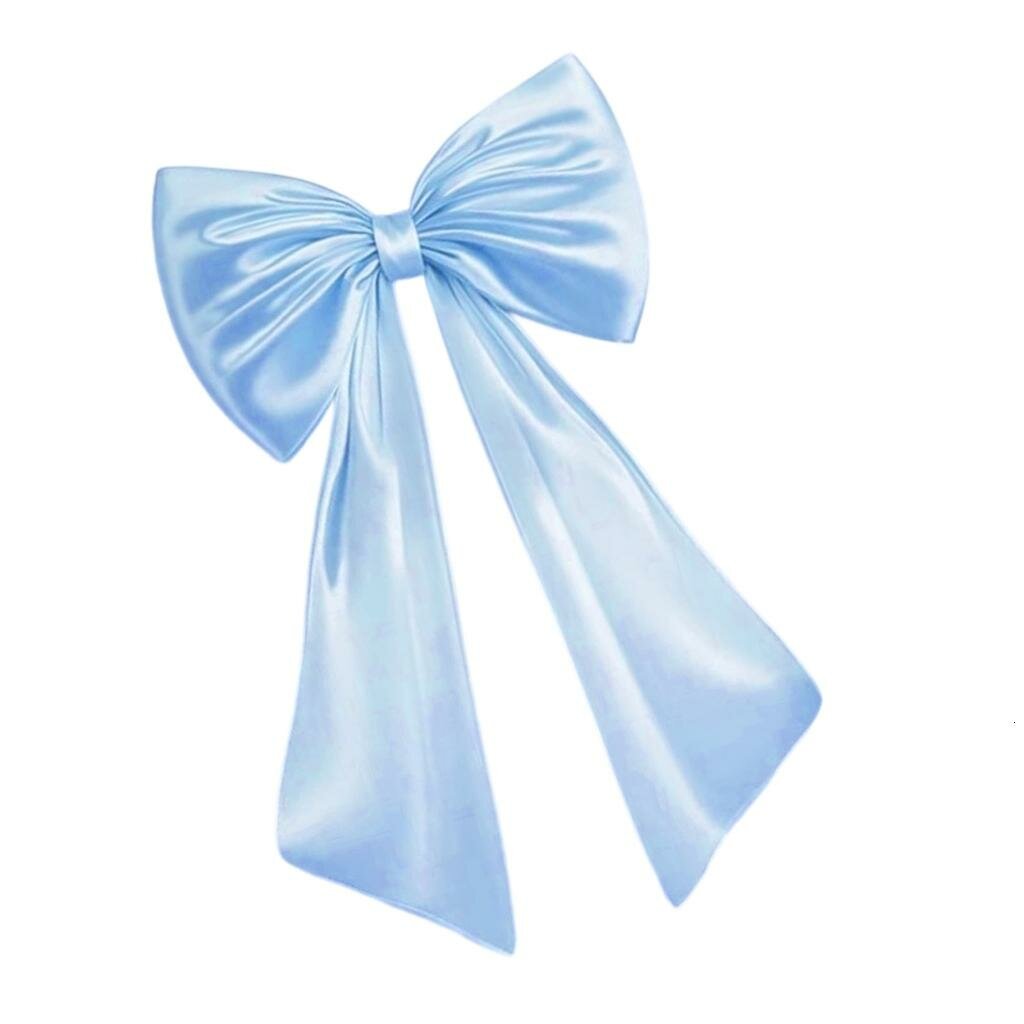 Массивный бантик для праздника, Синий