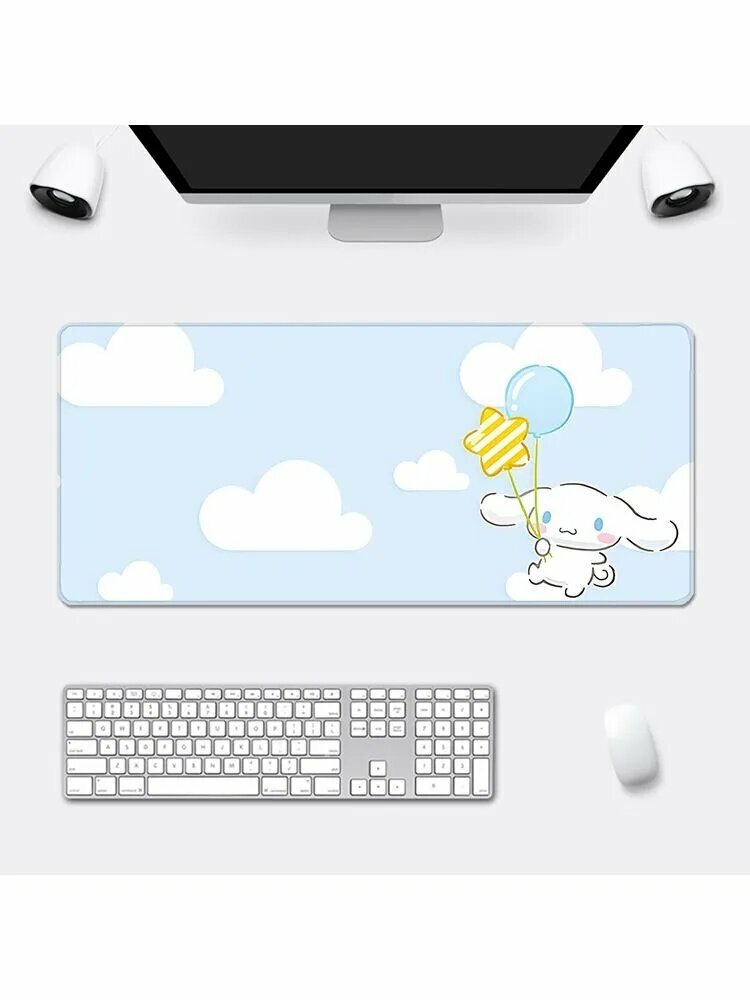 Cinnamoroll Коврик для мышки, XXL, голубой, белый