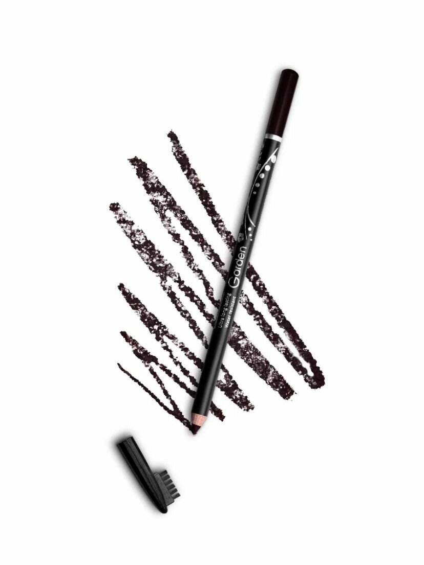 Карандаш для бровей Garden 03 графит с щеточкой