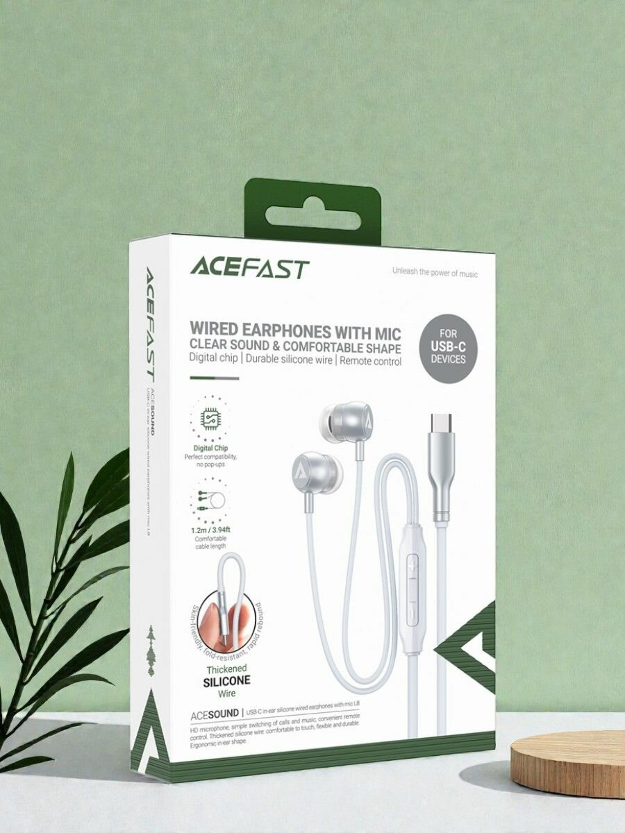 Наушники проводные с микрофоном ACEFAST L8 Type-C