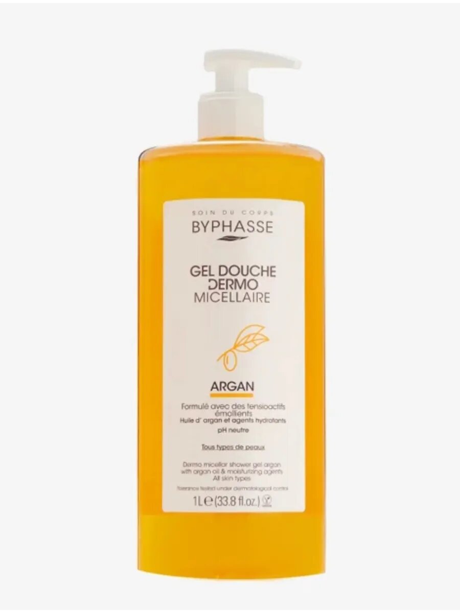 Гель для душа BYPHASSE micellar argan
