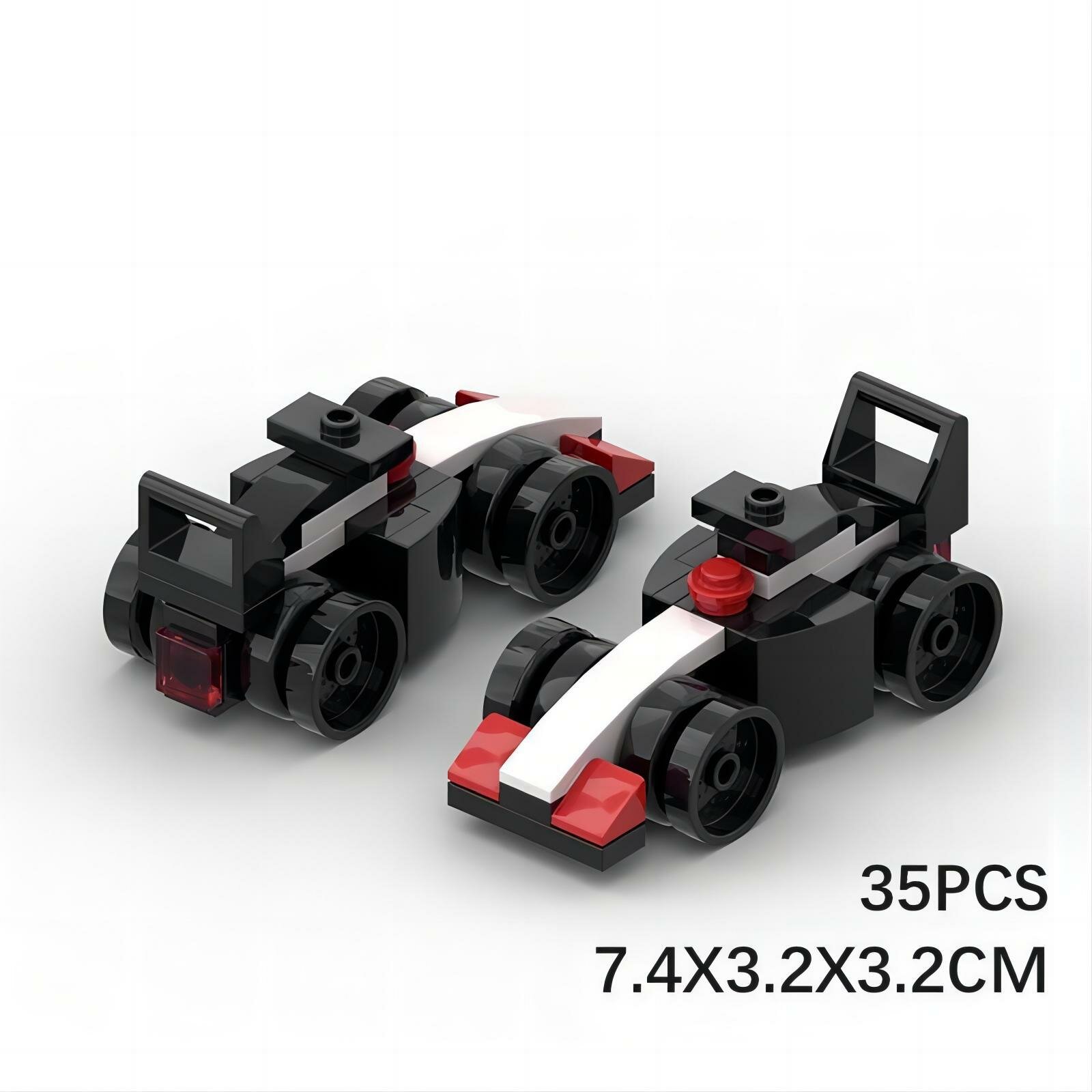 MOC-142284 Mini F1 Racing Собранный набор игрушек для мальчика, подарок на день рождения, модель орнамента