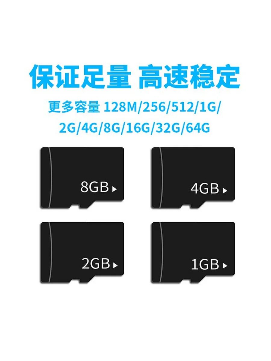 Карта памяти TF MicroSD-128МБ, официальная упаковка