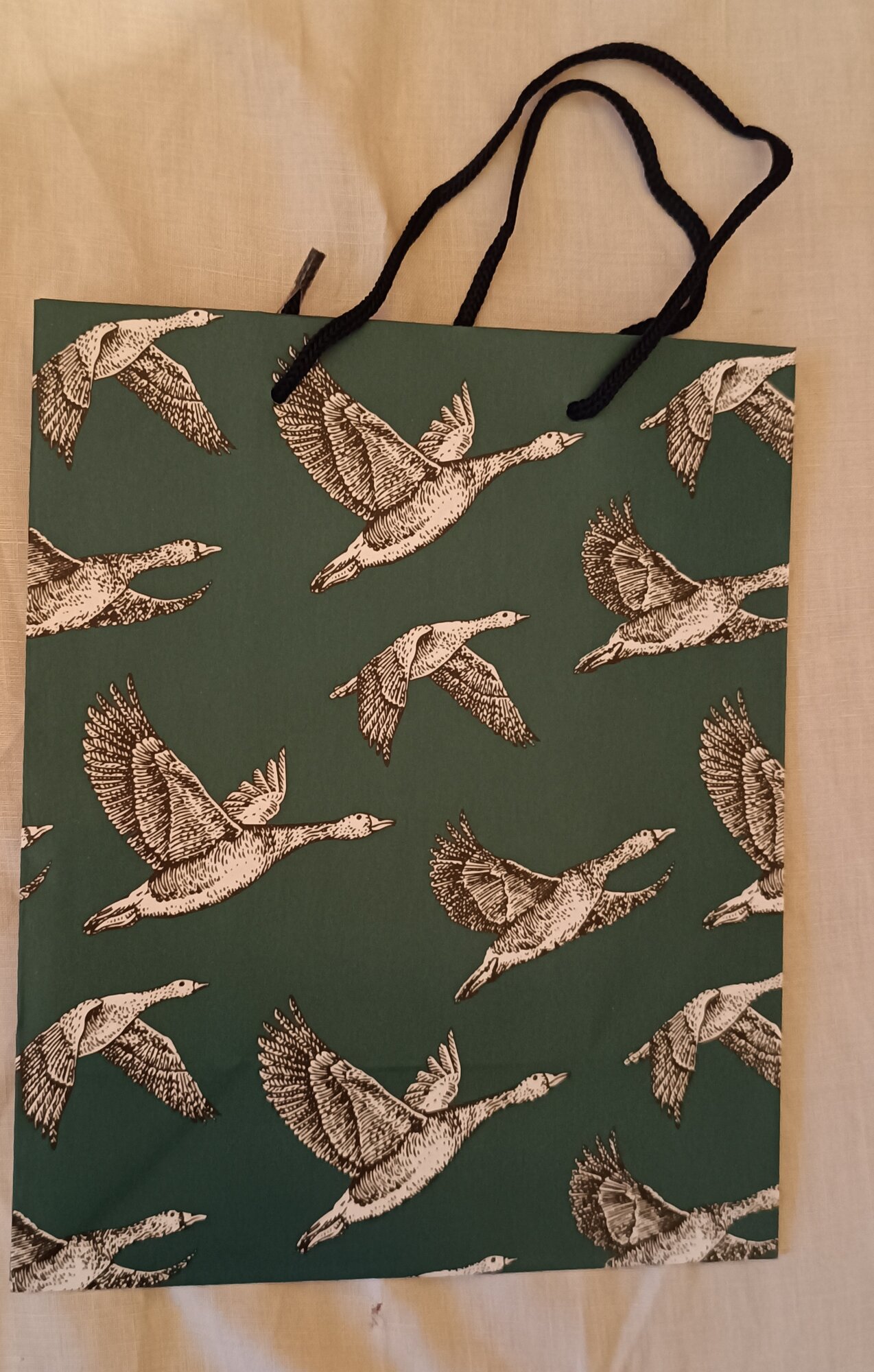 Пакет подарочный 18*22*10см Арт и Дизайн "Утки летят", вырубка, ламинация, в наборе 12 штук