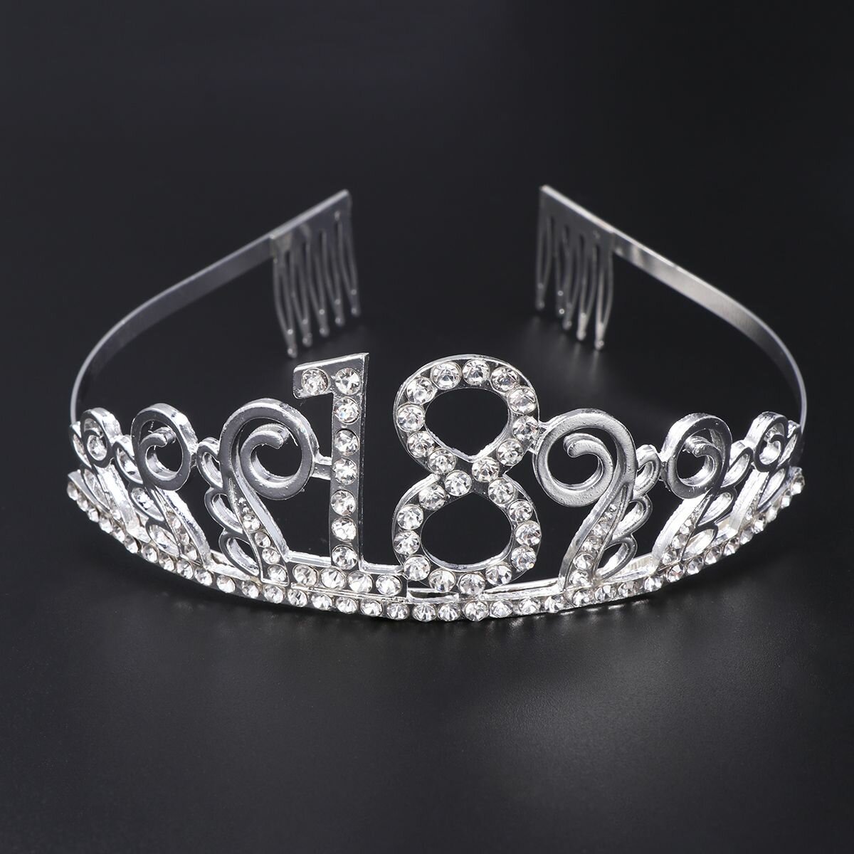 Корона с гребнем и лентой 18 лет, набор