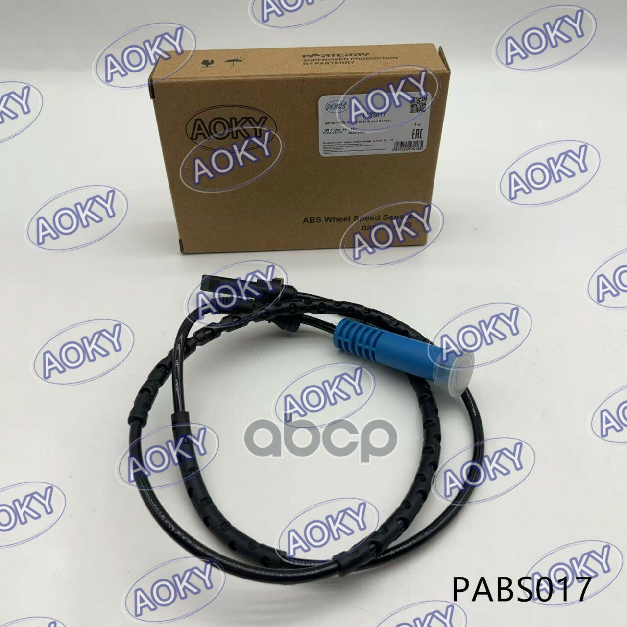 Датчик ABS задний BMW 3 (E90, E91, E92) PABS017 AOKY/34526764859 34526764859 AOKY арт. PABS017