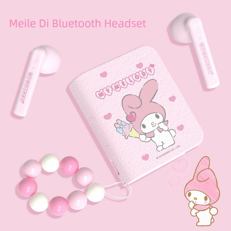 Bluetooth-наушники Sanrio Mymelody, серия Книга, беспроводные для iPhone и Android, милый дизайн, официальная лицензия