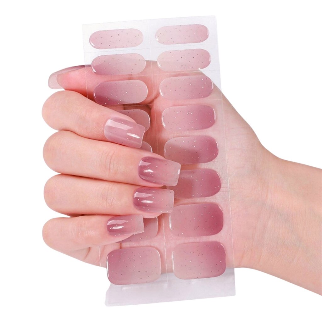 Гелевая наклейка для ногтей без запекания, водонепроницаемая пленка для лака для ногтей без лампы, наклейка для ногтей-CMK0021