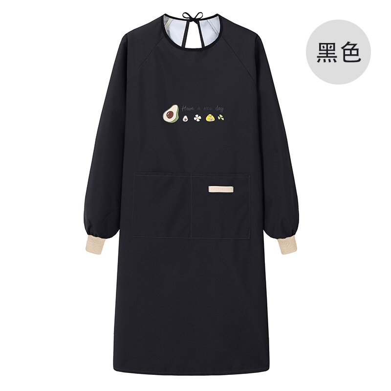 Водонепроницаемый и маслостойкий фартук для кухни, кейтеринга, рабочая одежда для взрослых, длинный рукав, фартук для женщин и мужчин