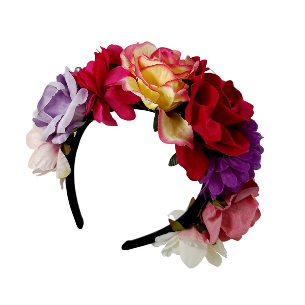 Реалистичная повязка на голову с цветами для свадебной вечеринки взрослых подростков Реквизит для карнавалов Аксессуары Обруч для волос для фестивального сбора