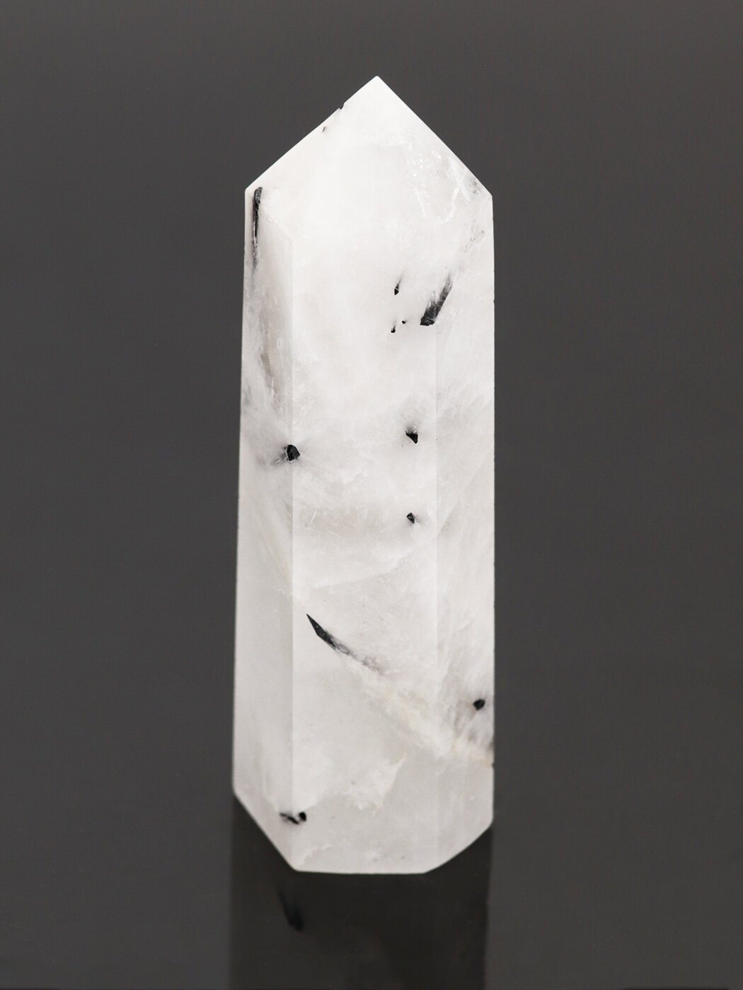 Натуральный камень (минерал) Турмалиновый Кварц (Волосатик), кристалл (9-10 см)