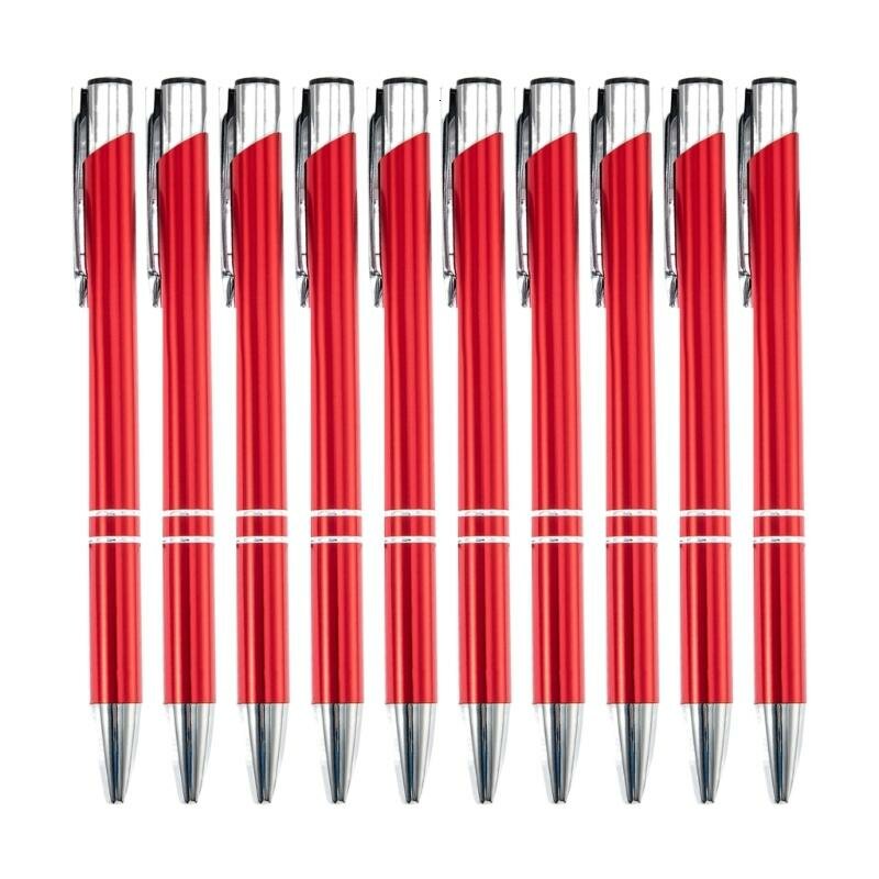Выдвижная шариковая ручка (10 шт.), Красный а