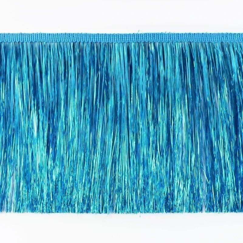 5 метров, 10/15/20 см, блестящая бахрома с кисточками для шитья одежды, кружевная отделка, латинское платье, рождественские украшения, бахрома, аксессуары с кисточками