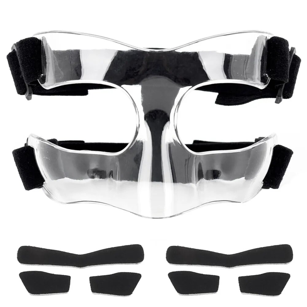 Защита носа при переломе носа, регулируемая защитная маска для лица для спортивных тренировок с подкладкой