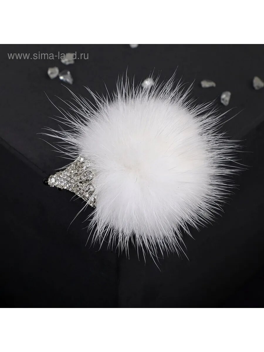 Брошь, стразы