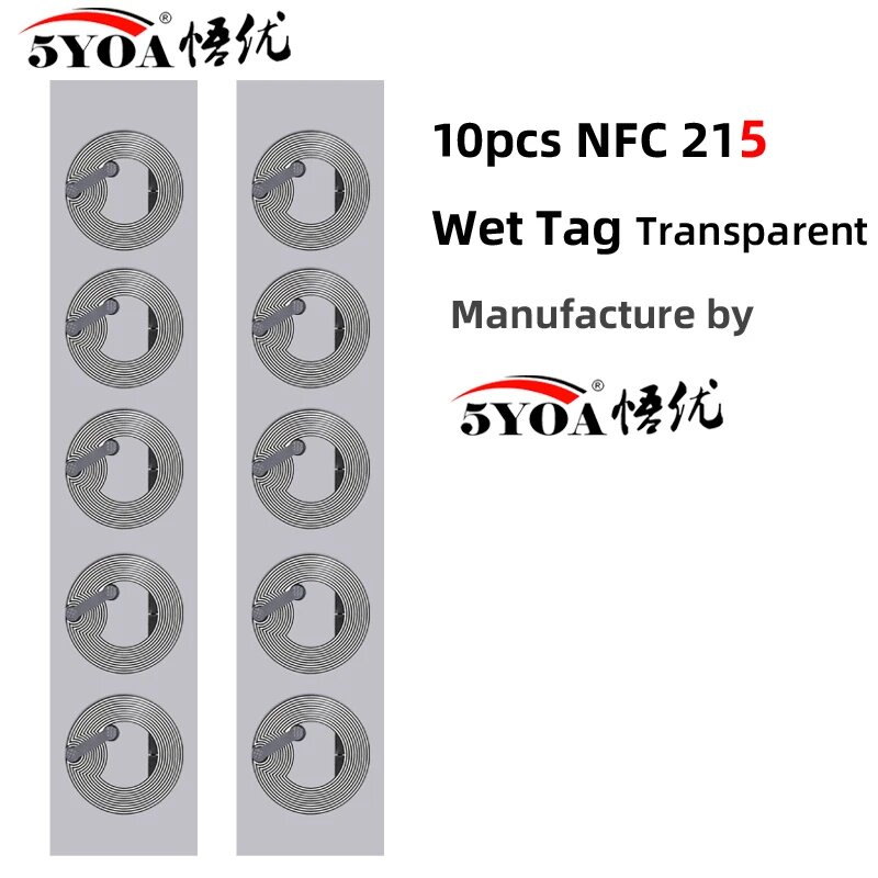 NFC-метки 5YOA Ntag213 Ntag215 540 байт 10pcs Wet215