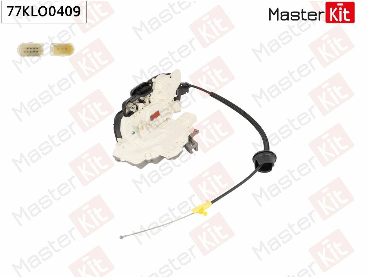Замок задней левой двери Audi A8 D4 4H2 4H8 4HC 4HL 2010 - 2018 - MasterKit 77KLO0409