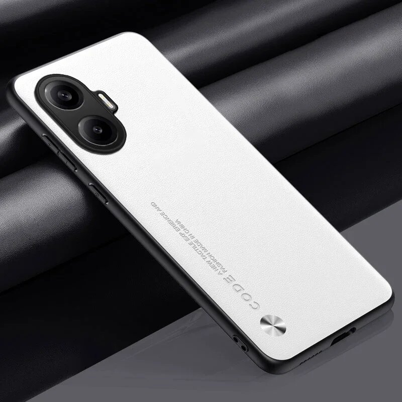 Роскошный чехол из искусственной кожи для Xiaomi Poco F7 Ultra F6 F3 F5 X6 Poco F7, Бежевый, Ivory
