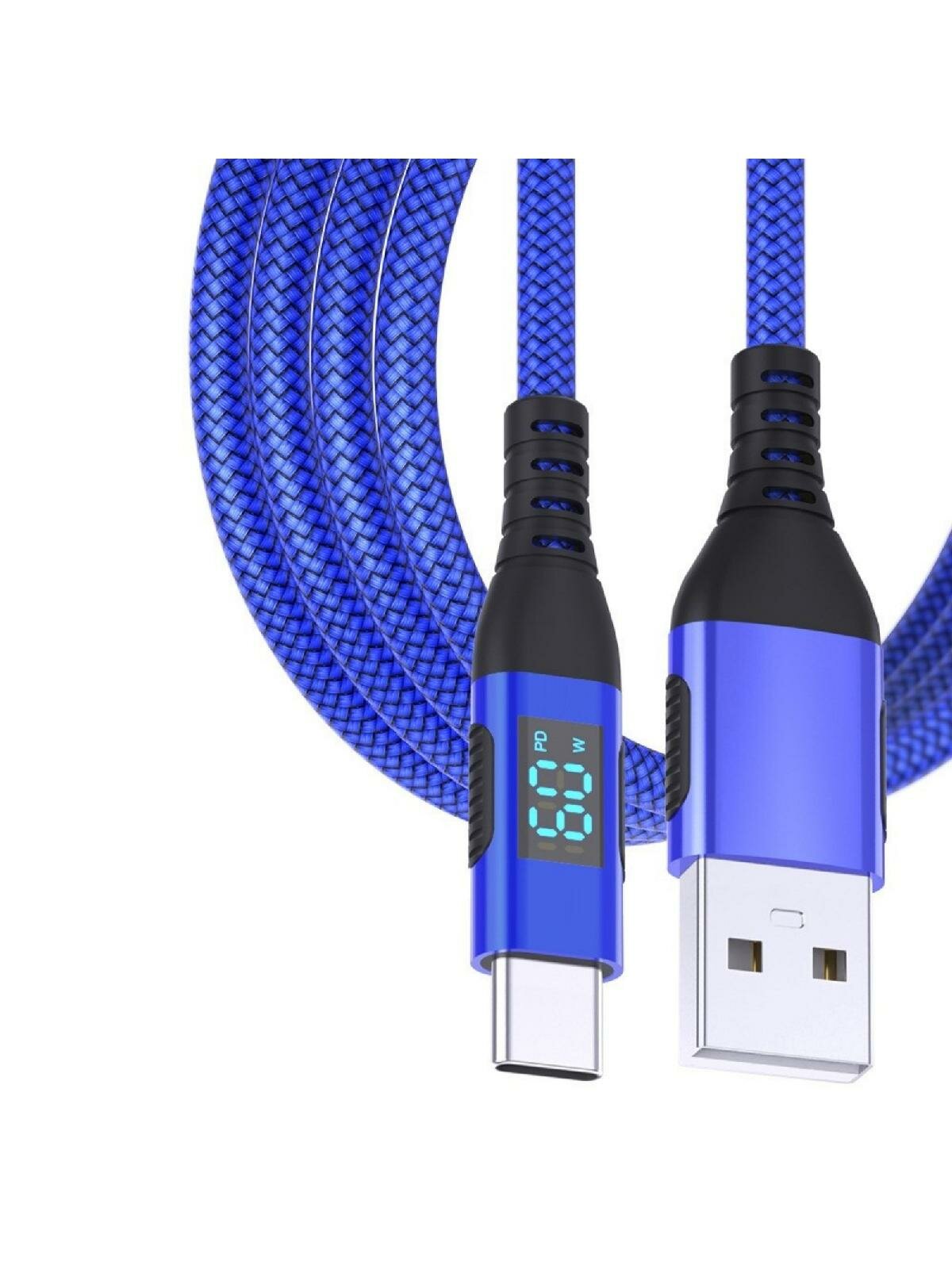 Скоростной кабель USB C-C 5A, зарядный шнур длиной 1 м / .3 фута для смартфонов
